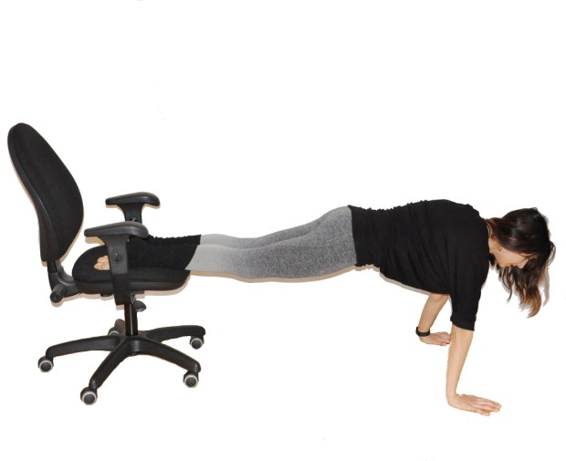 Office chair workout